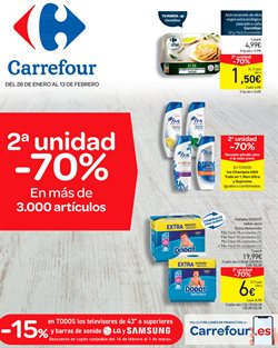 Carrefour | Folleto: 2a unidad -70% | Febrero 2020 - Tiendeo